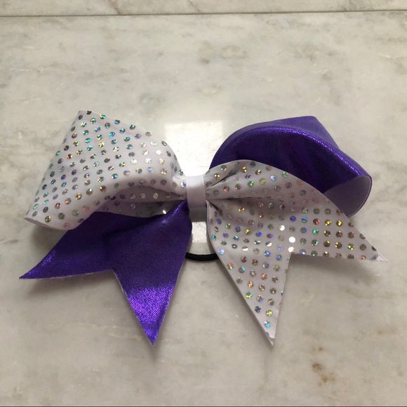 Other | Purplicious Iridescent Sequin Cheer Bow | Poshmark